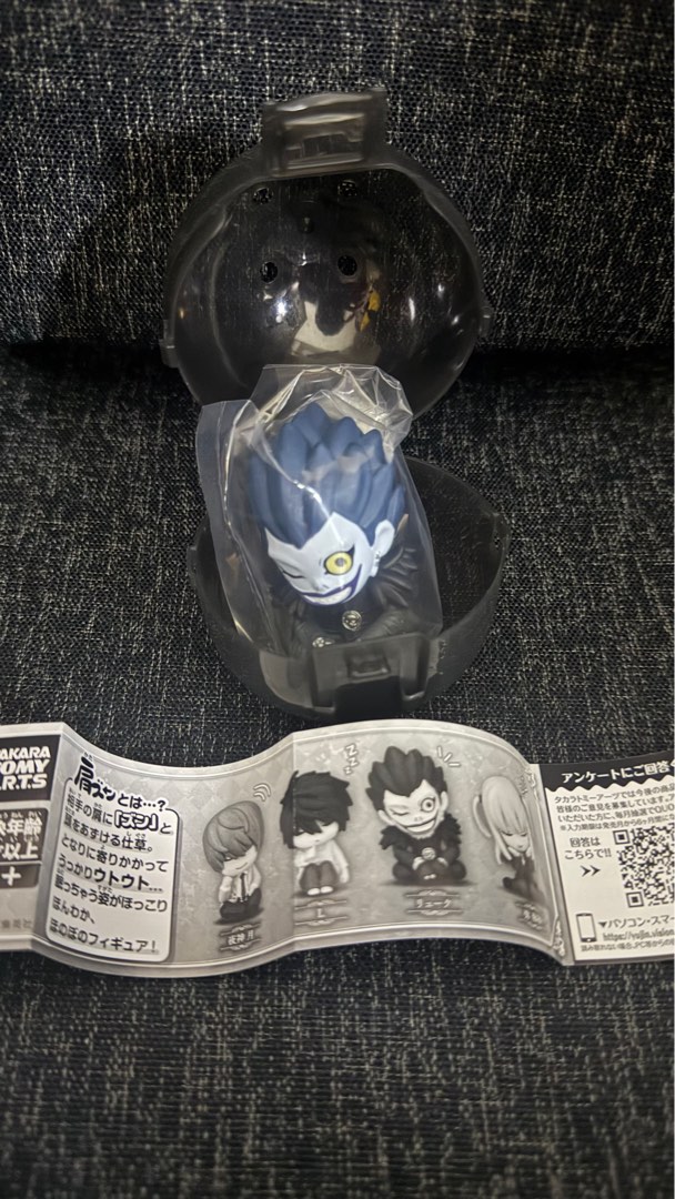 Death Note Ryuk Gachapon Gacha, Hobbies & Toys, Toys & Games on Carousell