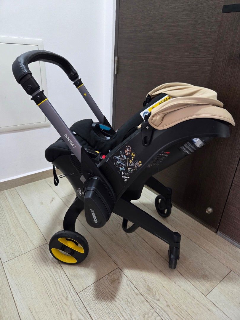Doona i Car Seat & Stroller - Sahara Sand, Babies & Kids, Going Out ...