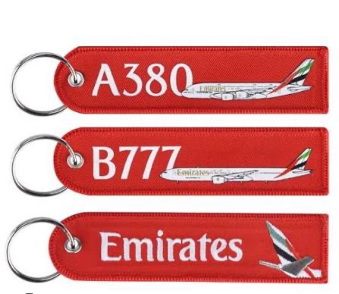 Emirates Airplane Keychains - A380, B777, Emirates., Hobbies & Toys ...