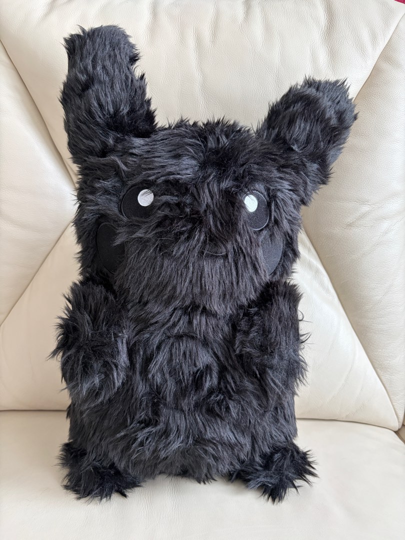 FRAGMENT DESIGN × THUNDERBOLT PROJECT Black Pikachu Figure Plush ...