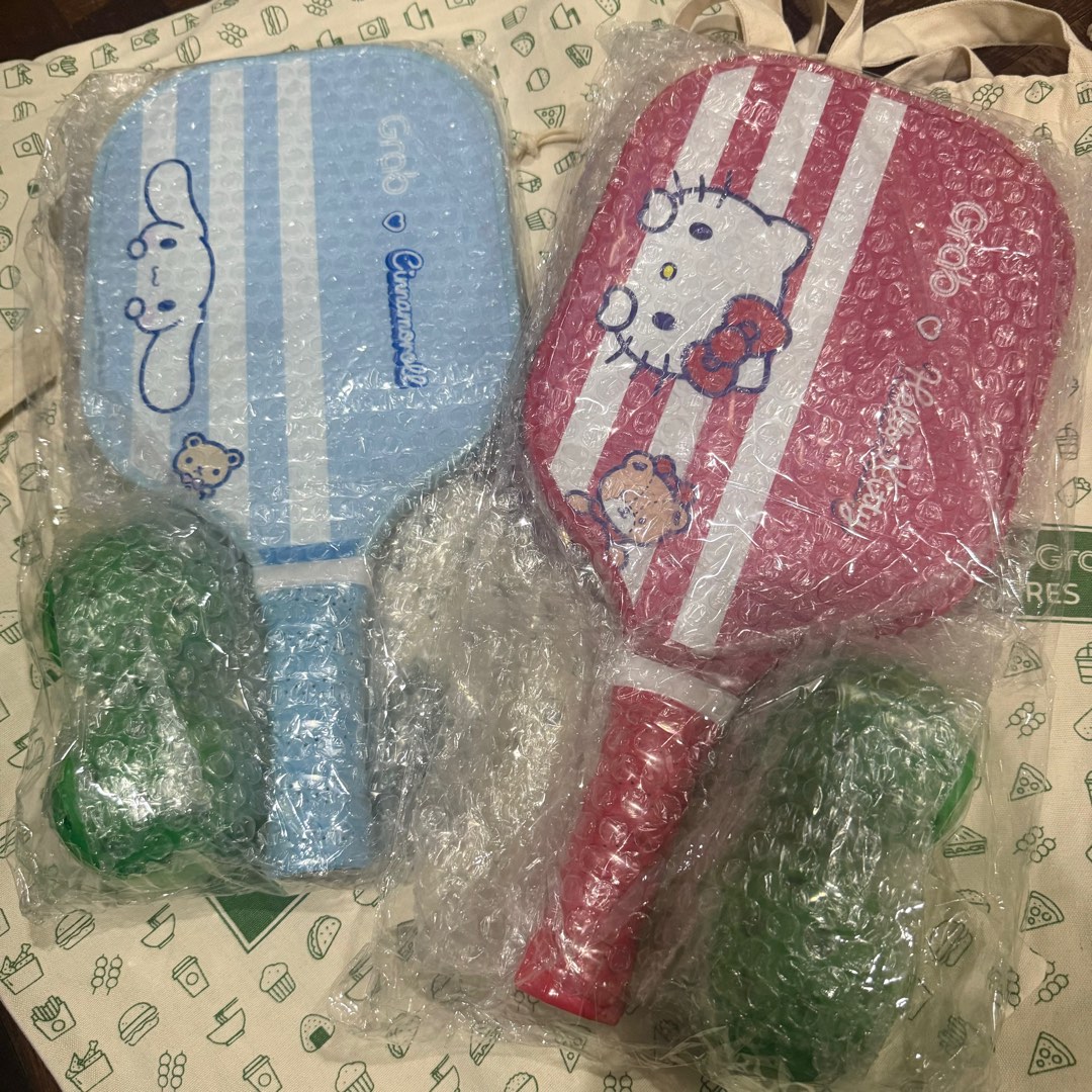 Grab x Sanrio Pickleball Set (S$50 per set), Sports Equipment, Sports ...
