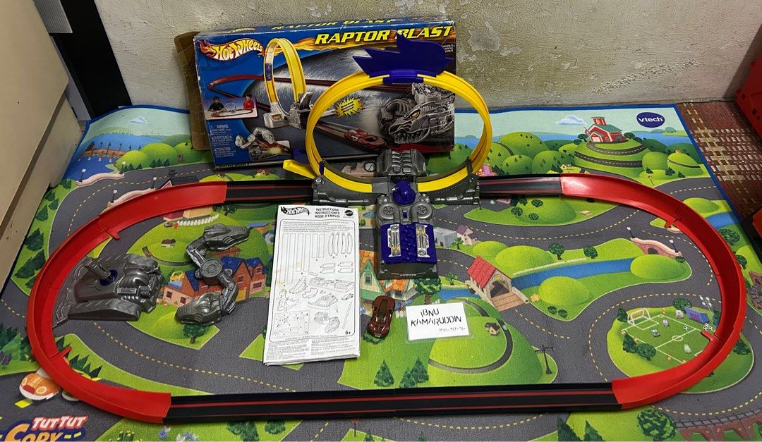 Hot Wheels Raptor Blast Track, Hobbies & Toys, Toys & Games on Carousell
