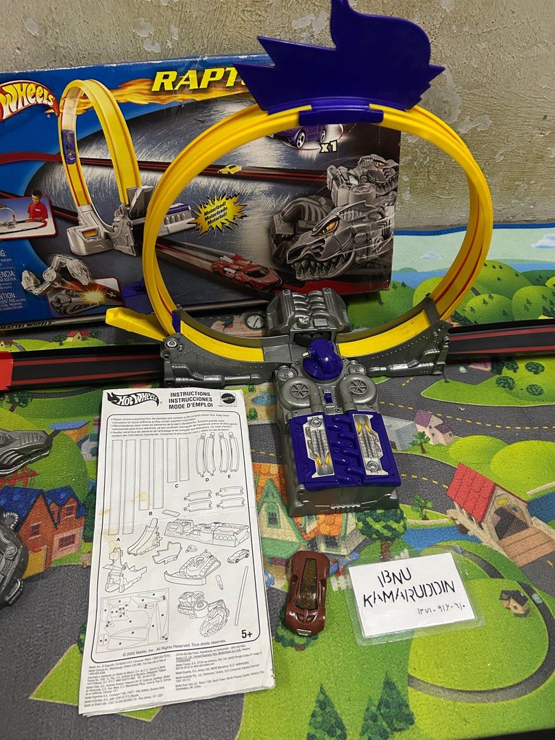 Hot Wheels Raptor Blast Track, Hobbies & Toys, Toys & Games on Carousell