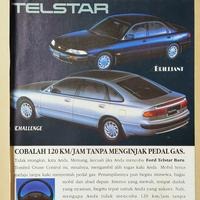 Iklan jadul Mobil Ford Telstar - original dari majalah thn 1992, Buku ...