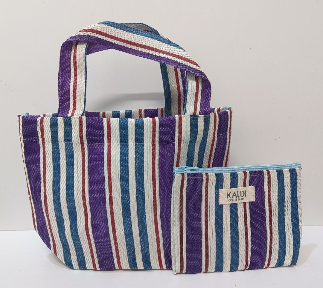 Japan 2025 Kaldi Coffee Farm Handmade Spice Bag Pouch Set, Women's Fashion, Bags & Wallets, Tote ...