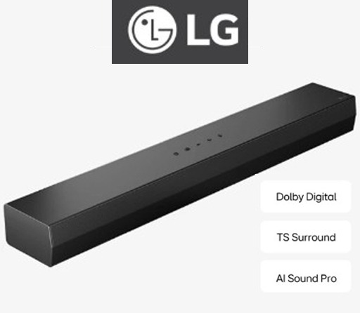 LG S20A 2.0ch Dolby Digital / DTS Surround / AI Sound Pro Soundbar with ...