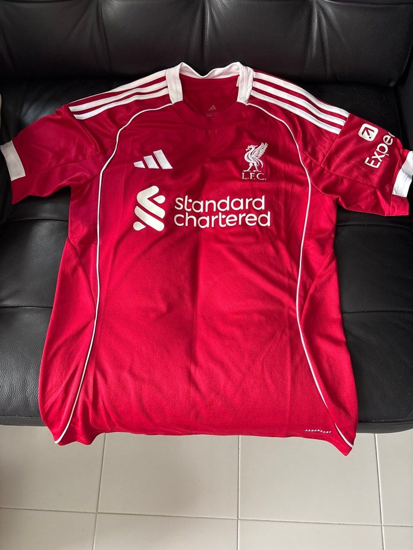 Liverpool FC Jersey Home Kit 2025/2026 - Adidas, Men's Fashion ...