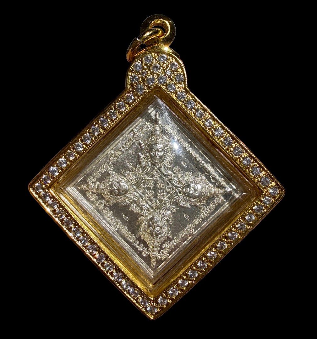 [LP CHAMNAN] Phra Phrom (Sliver) BE2567, Hobbies & Toys, Religious Items on Carousell