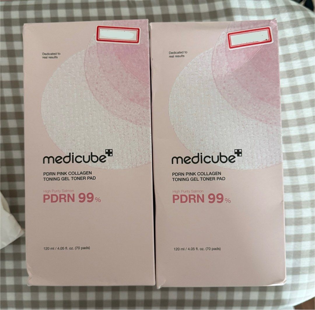 Medicube PDRN Pink Collagen Toning Gel Toner Pad, Beauty & Personal ...