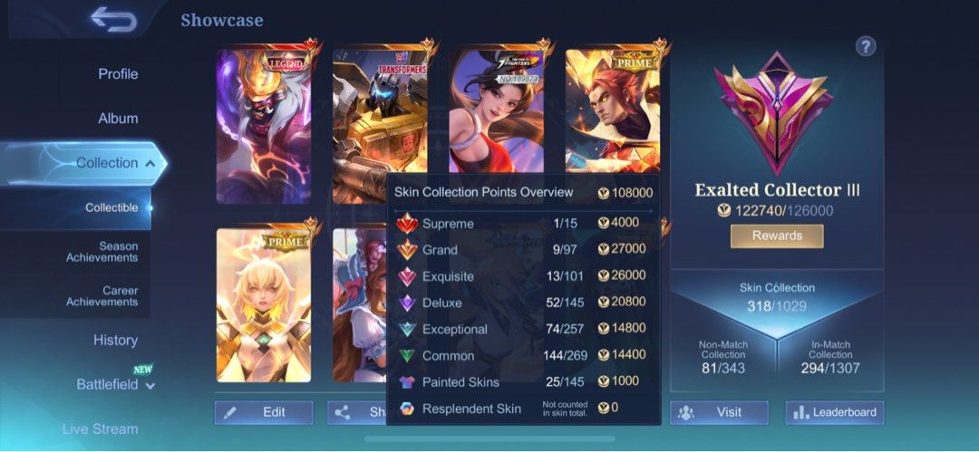 Mobile Legends | Exalted Collector III, Video Gaming, Video Games ...
