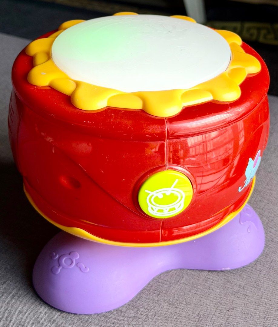 Musical Light Up Sensory Bongo Educational Toys | Drum Set for Toddlers ...