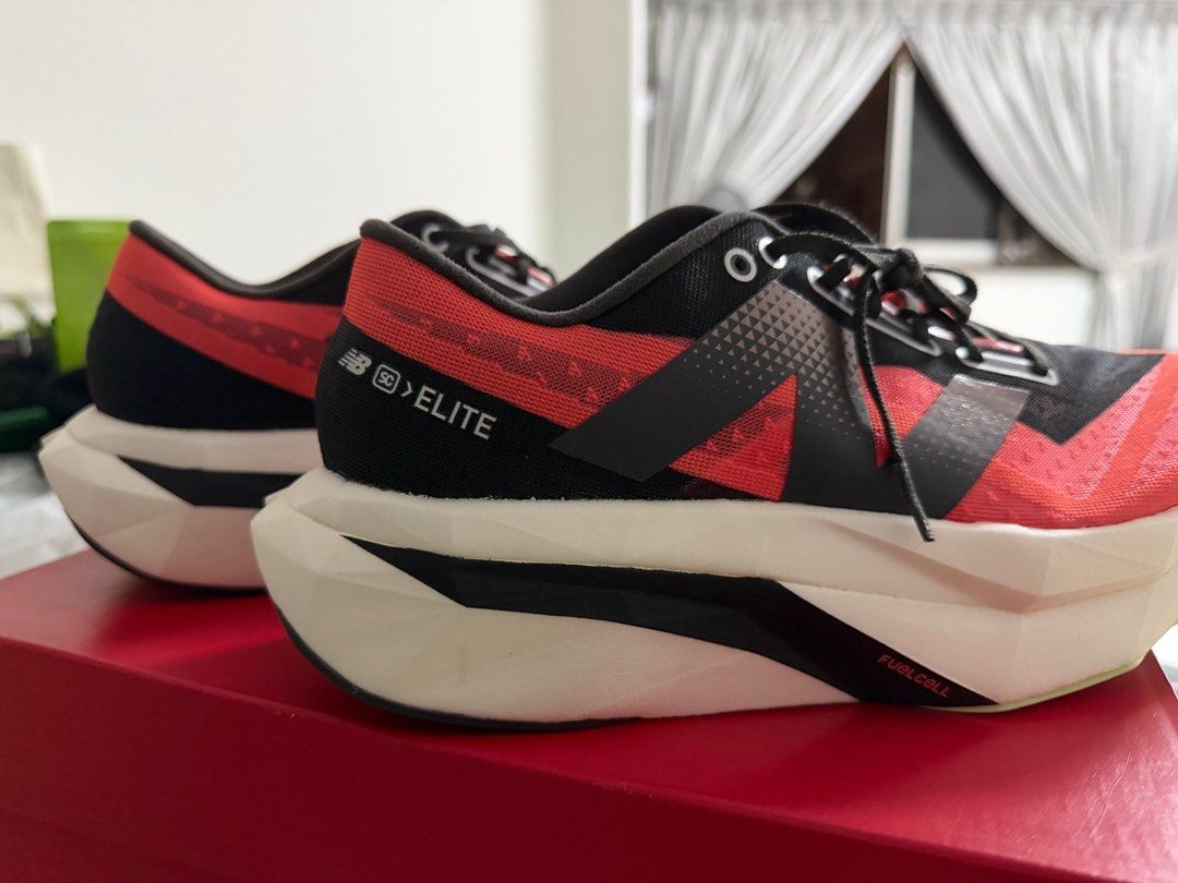 New Balance FuelCell Supercom Elite v4 - Red/Black, Men's Fashion ...
