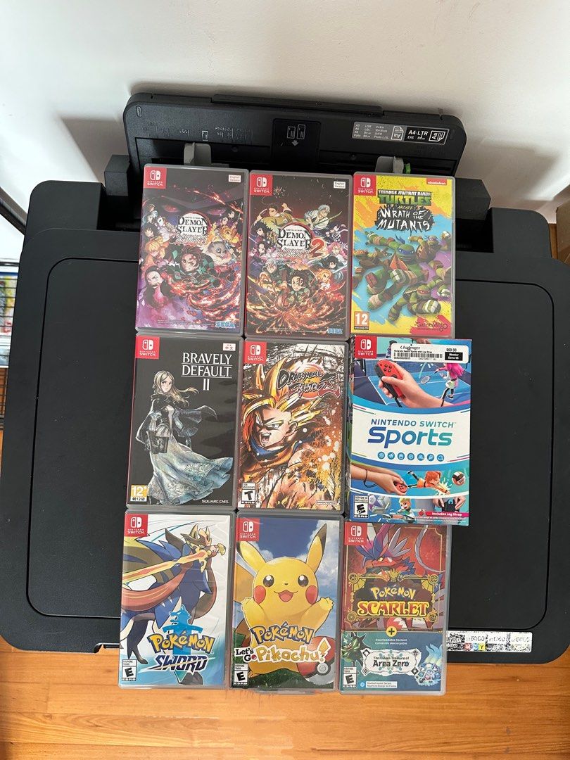 Nintendo Switch game Demon slayer / Demon slayer 2 / Teenage mutant ...