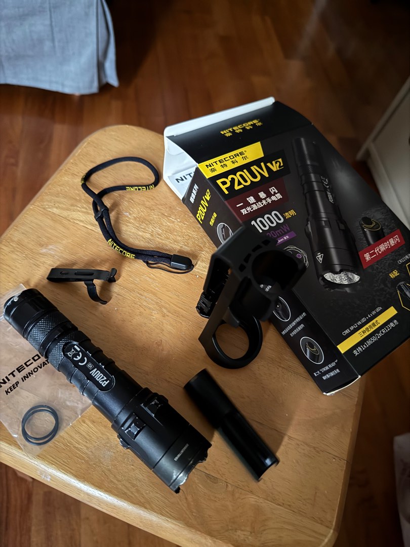 Nitecore P20UV V2 Flashlight/Torchlight - 1000 lumens, Sports Equipment ...