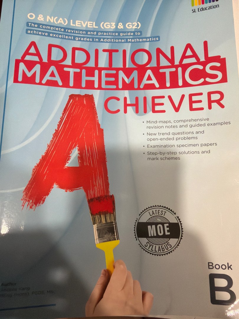 O & N(A) Level Additional Mathematics Achiever Book B, Hobbies & Toys ...
