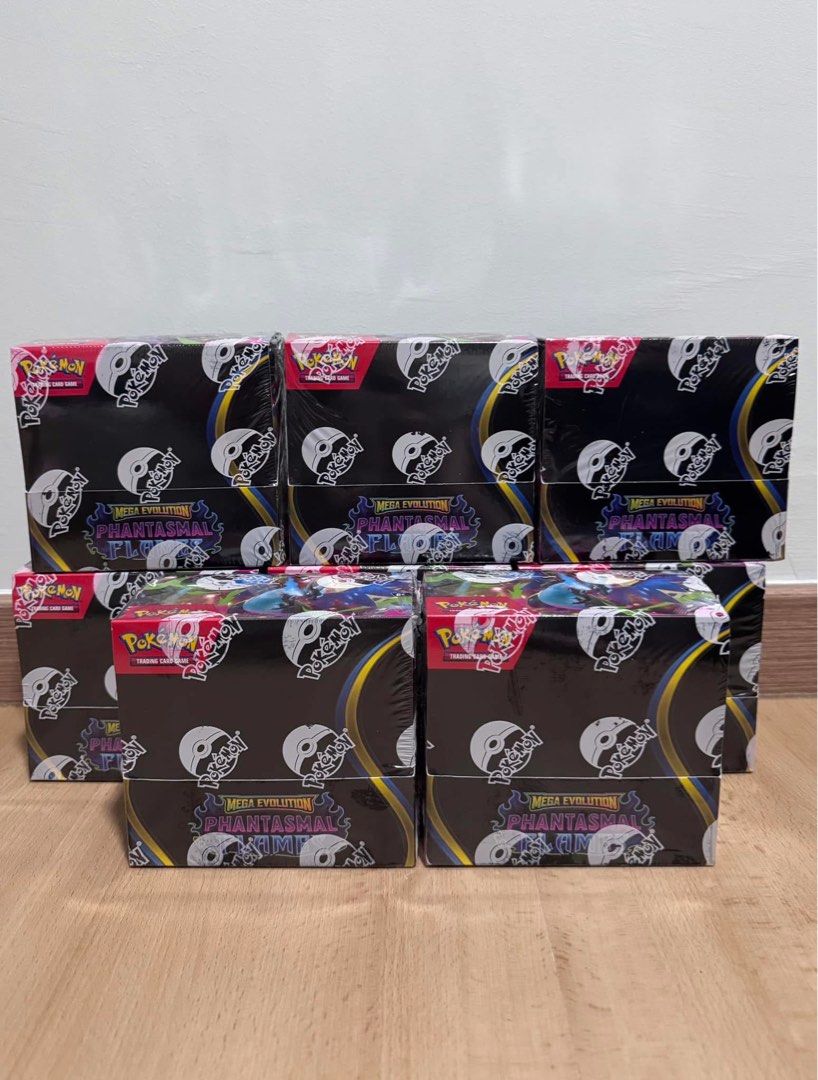 ON HAND Phantasmal Flames Booster Box - Pokemon TCG ME02 Charizard ex ...