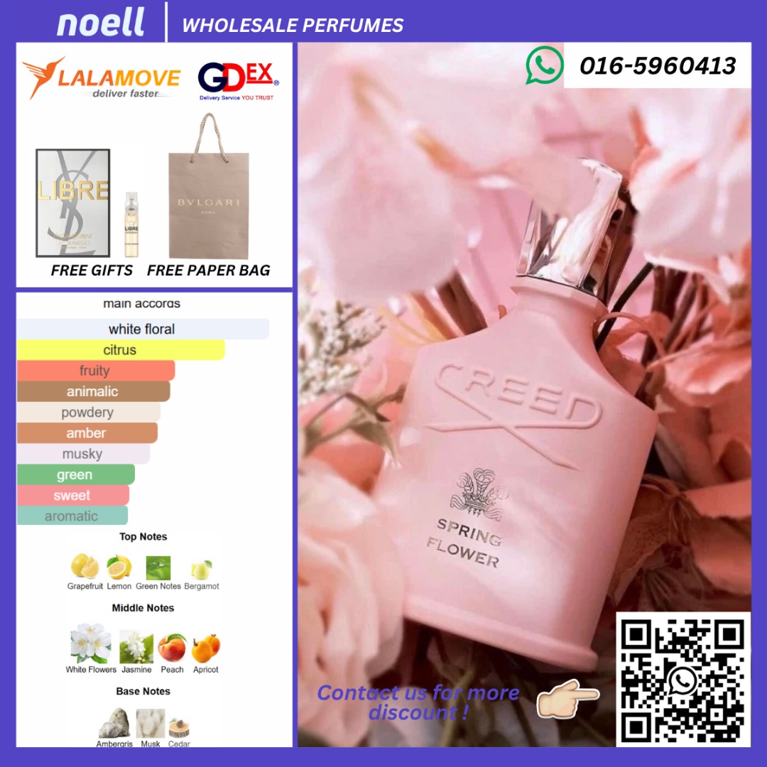 [ORIGINAL] AUTHENTIC READY STOCK CREED SPRING FLOWERS EDP 100ML PERFUME ...