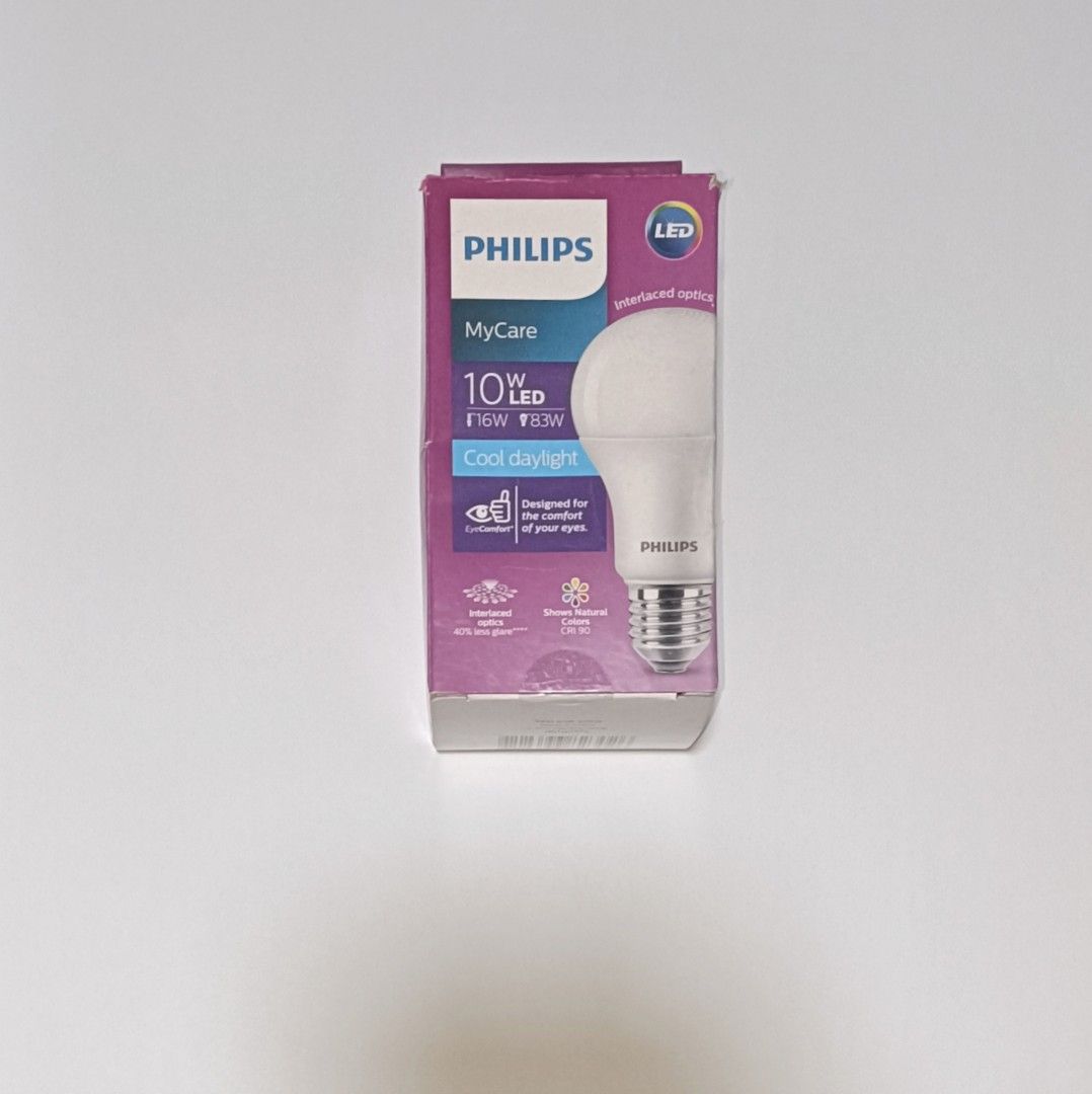 Philips 10W LED light bulb, Furniture & Home Living, Lighting & Fans ...