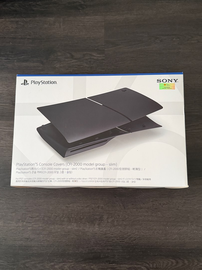 PlayStation 5 Slim Console Covers Black (CFI-2000 Model), Video Gaming ...
