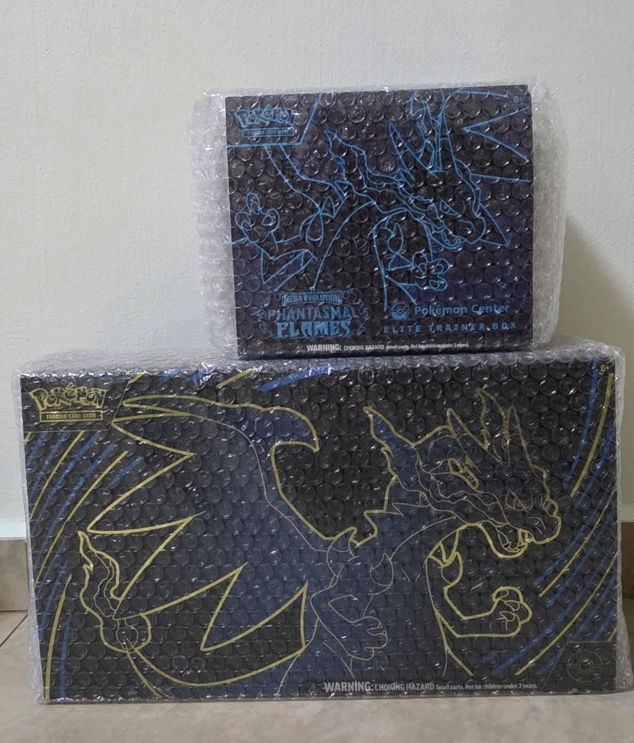 (Unshrinked from PCS) Phantasmal Flames UPC and Elite Trainer Box ...