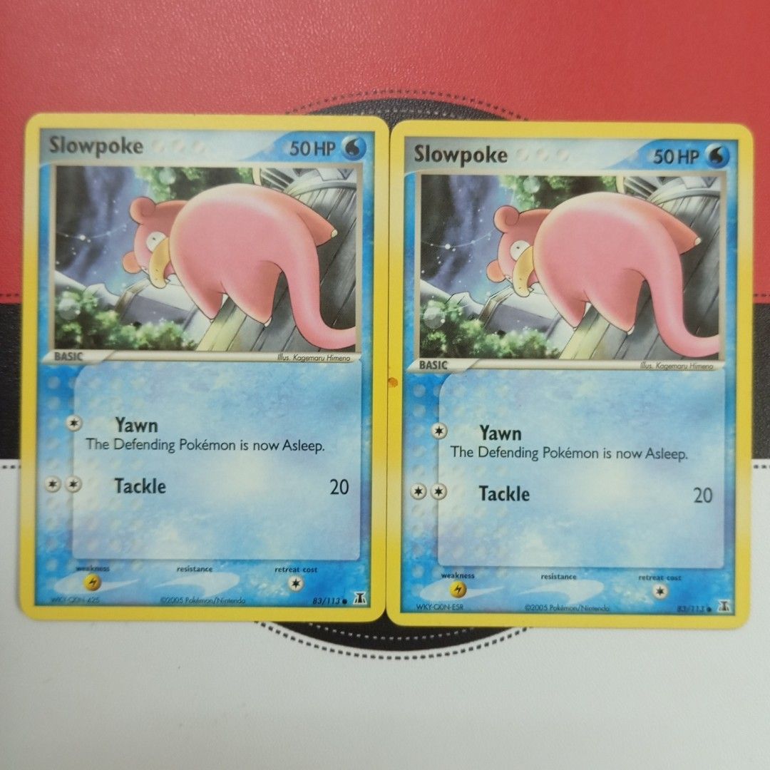 Pokemon TCG - Slowpoke 83/113 - EX Delta Species (Common), Hobbies ...