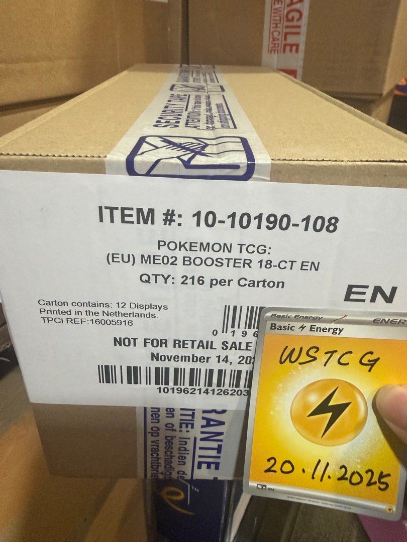 Pokemon TCG ME02 half Booster Box, Hobbies & Toys, Toys & Games on ...