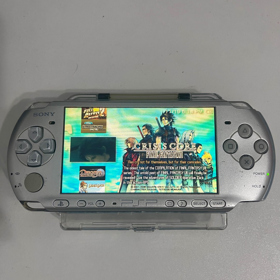 PSP 3000 V3 Silver Playstation Portable 3006 Gray Grey, Video Gaming ...