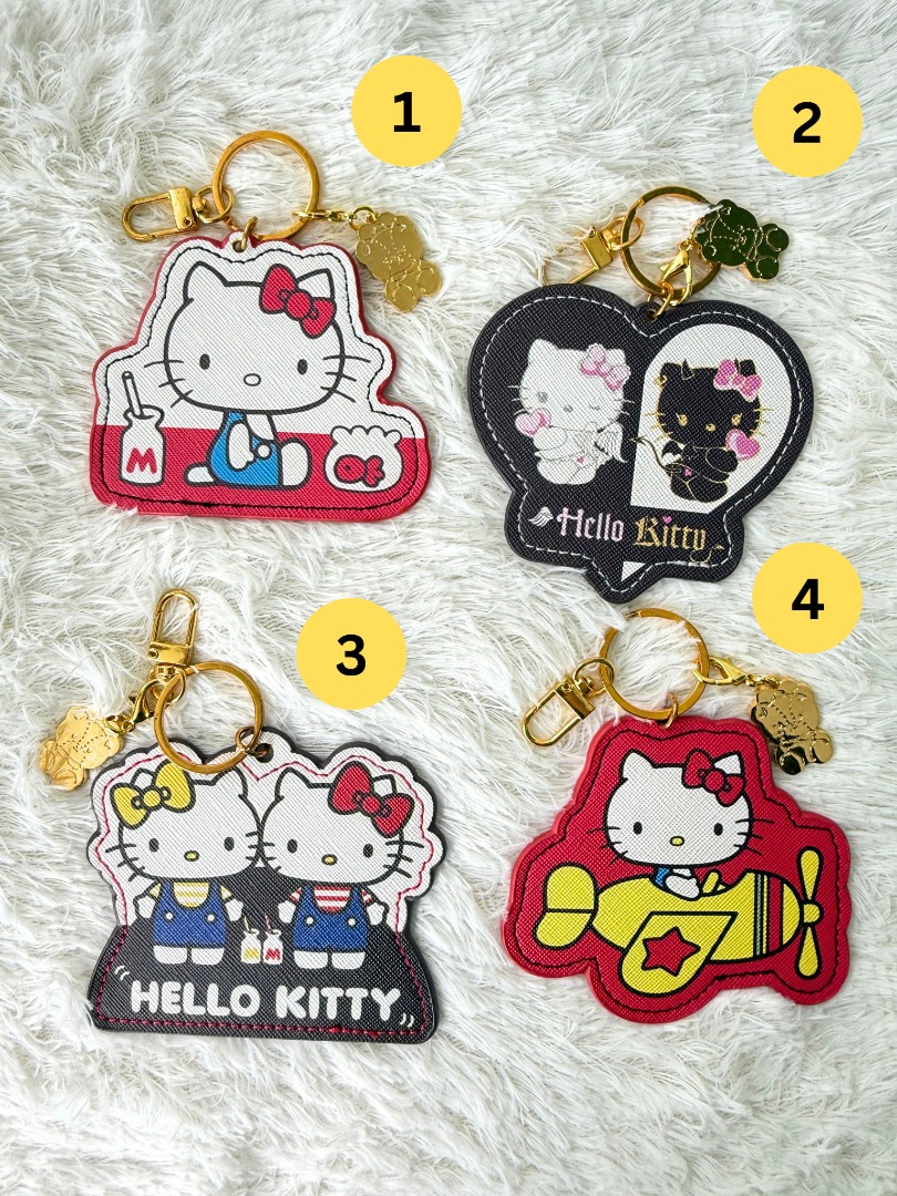 Raffles Mint SANRIO Hello Kitty Throwback Series PU Leather Bag Charm ...