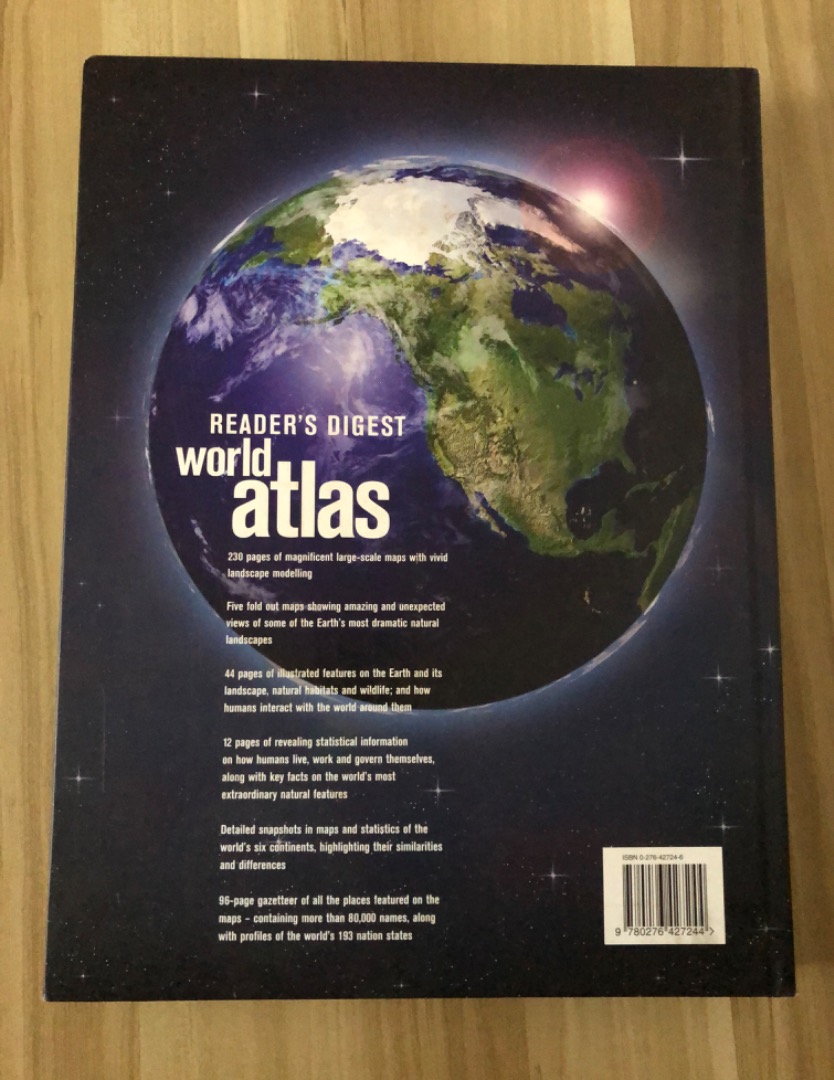 Reader’s Digest - World Atlas (HARDBOUND), Hobbies & Toys, Books ...