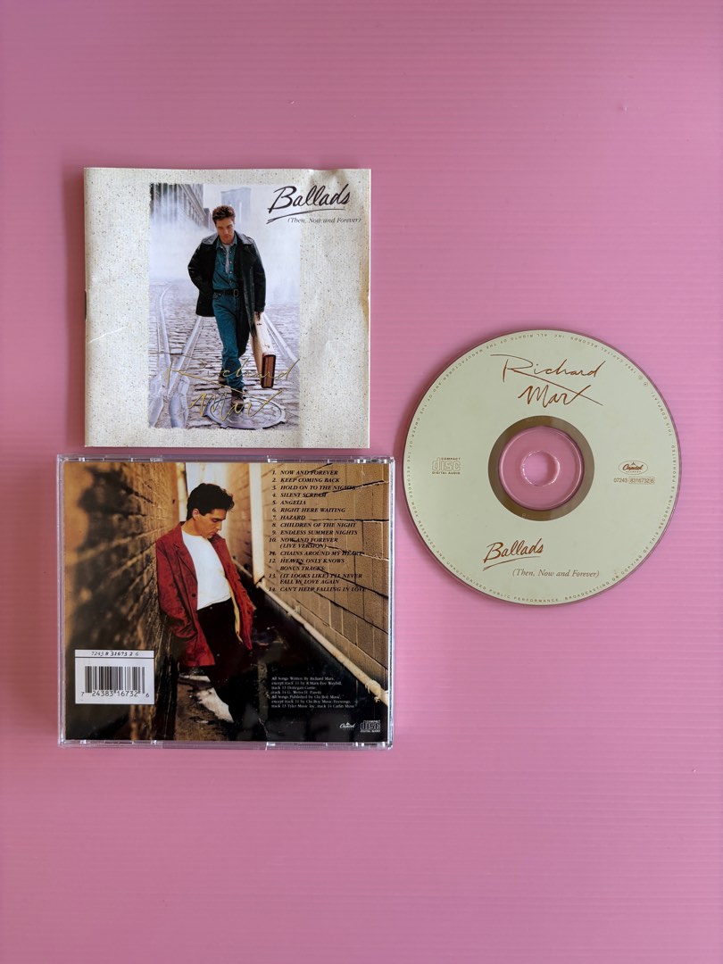 Richard Marx Ballads (Then, Now And Forever) CD, Hobbies & Toys, Music ...