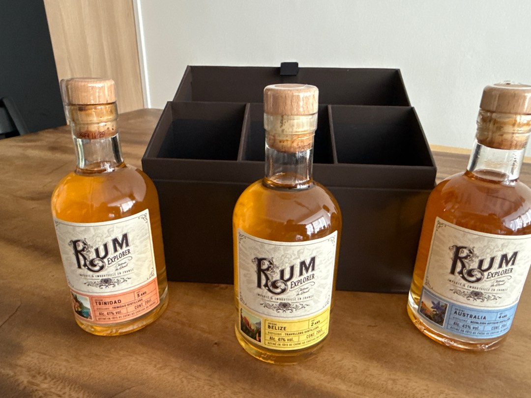 Rum Explorer - Trinidad, Belize, Australia - Set, Food & Drinks ...