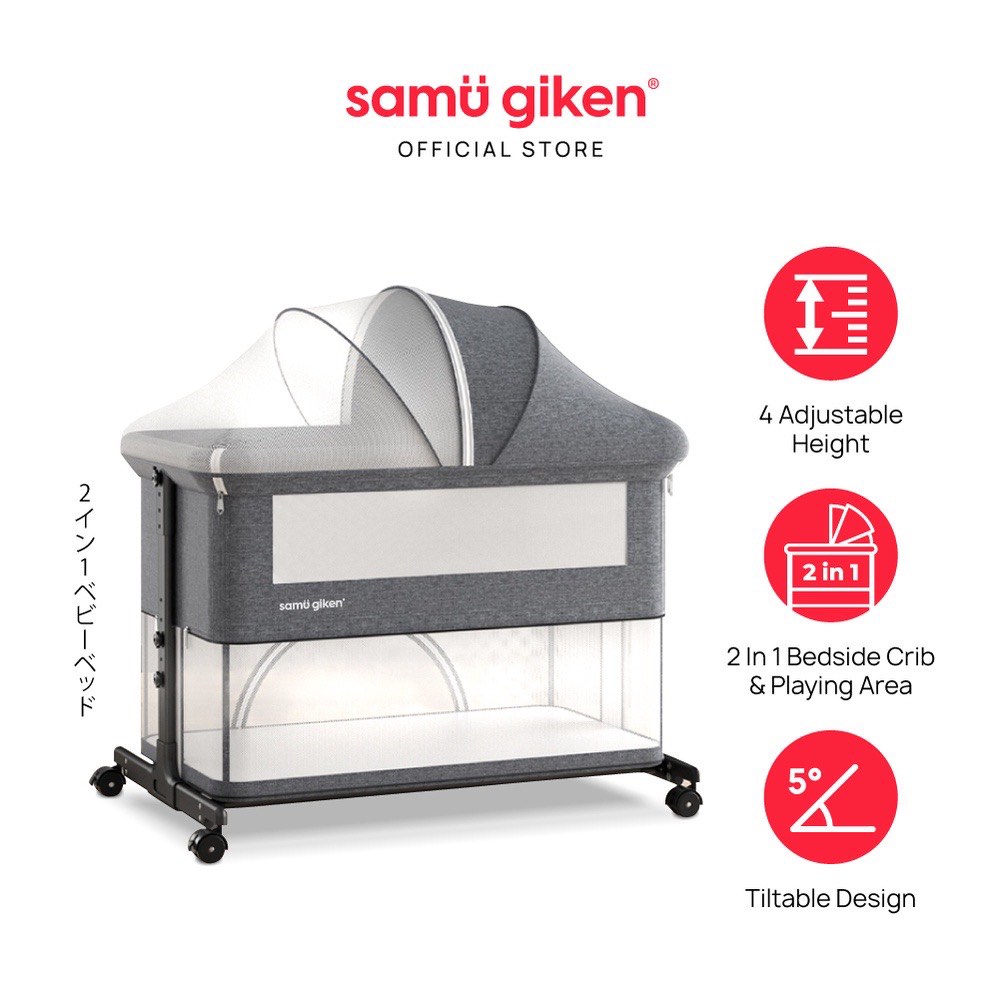 Samu Giken Baby Cot, Babies & Kids, Baby Nursery & Kids Furniture, Cots ...