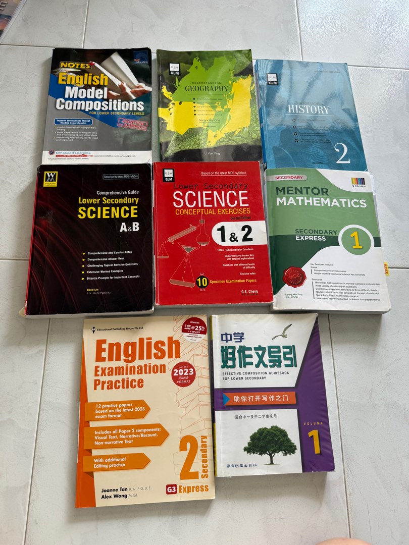 Secondary School Textbooks - English, Science, Math, Geography, History ...