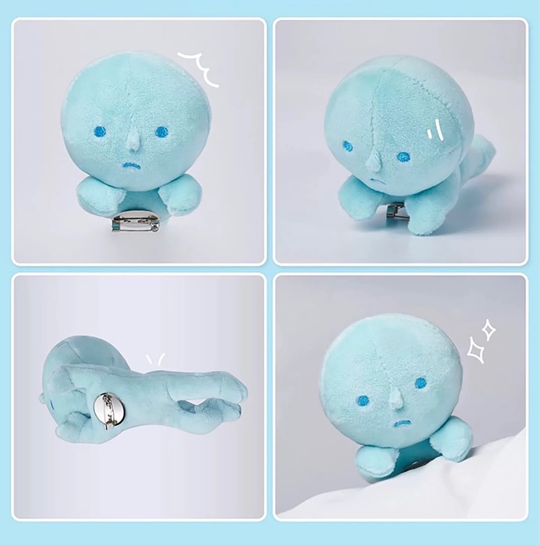 SMISKI Official Plushie Pin - Blue, Hobbies & Toys, Toys & Games on ...