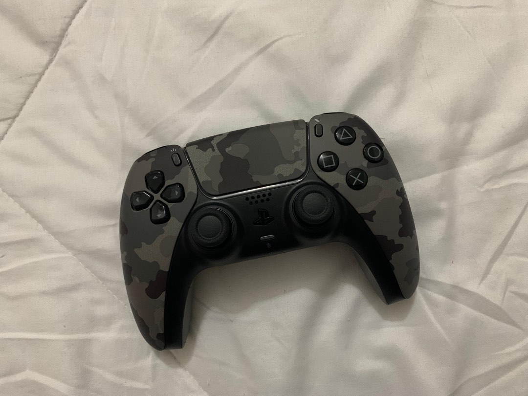 Sony Dualsense Grey Camouflage PS5 Controller, Video Gaming, Gaming ...