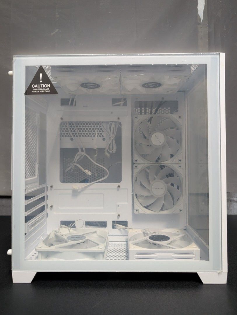 Tecware VXM2 Dual Chamber mATX (White) PC Case, Computers & Tech ...