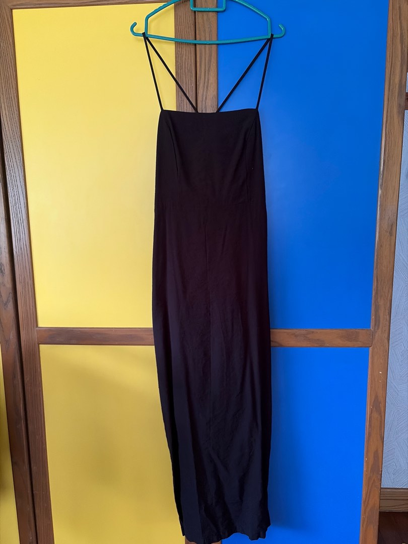 The Editor's Market Black Maxi Dress XL, Women's Fashion, Dresses ...