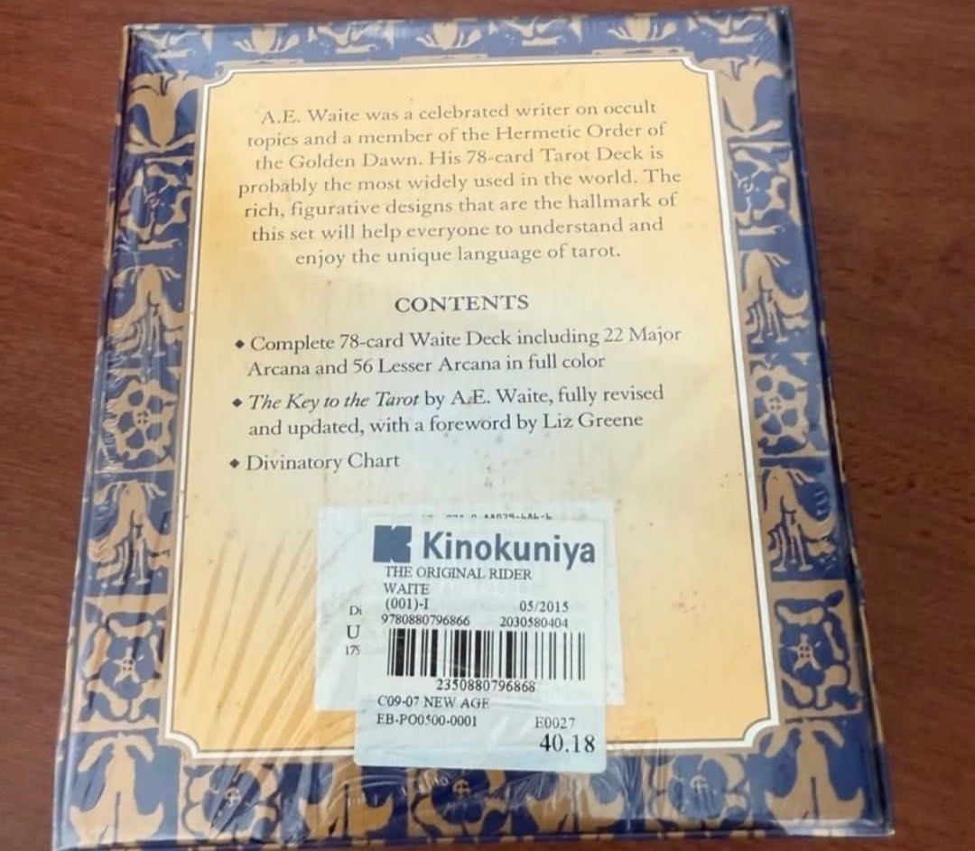 the original rider waite tarot pack, Hobbies & Toys, Stationery & Craft ...