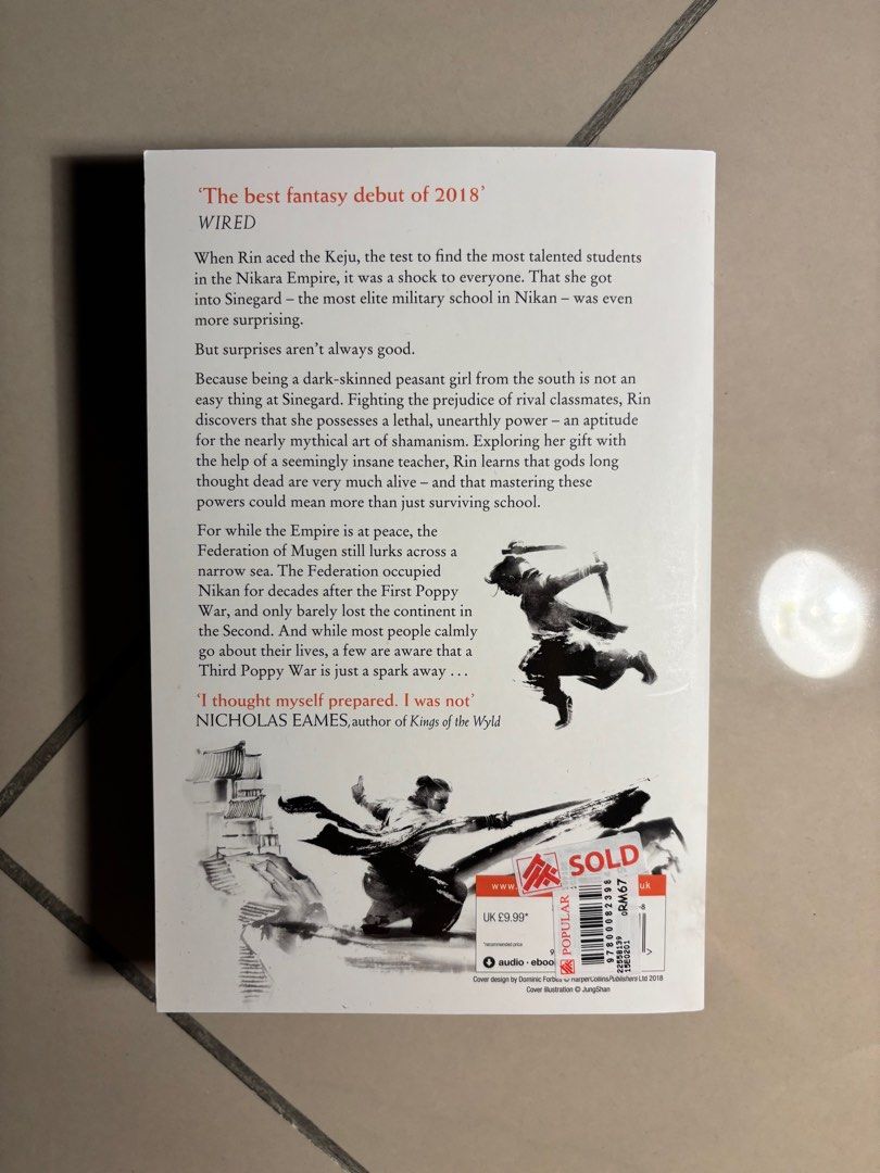 The Poppy War by R.F. Kuang, Hobbies & Toys, Books & Magazines ...