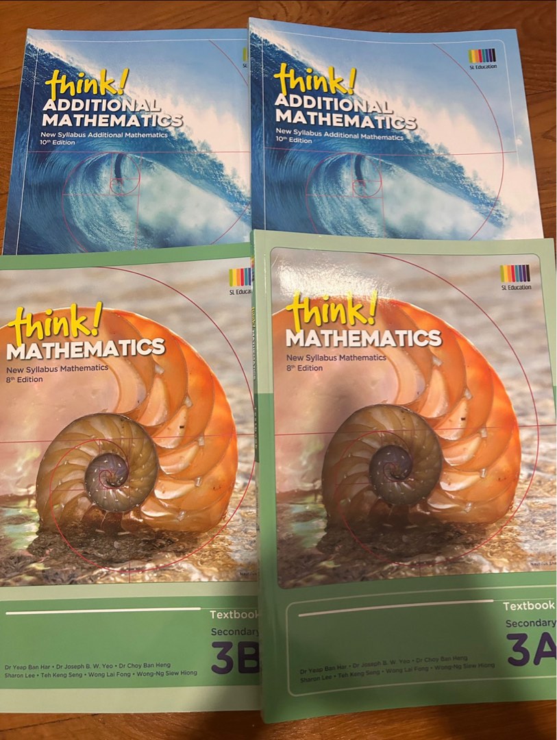 Think! Additional Mathematics & Mathematics Textbooks, Hobbies & Toys ...