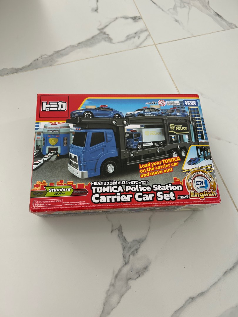 Tomica Police Station Carrier Car Set, Hobbies & Toys, Toys & Games on ...