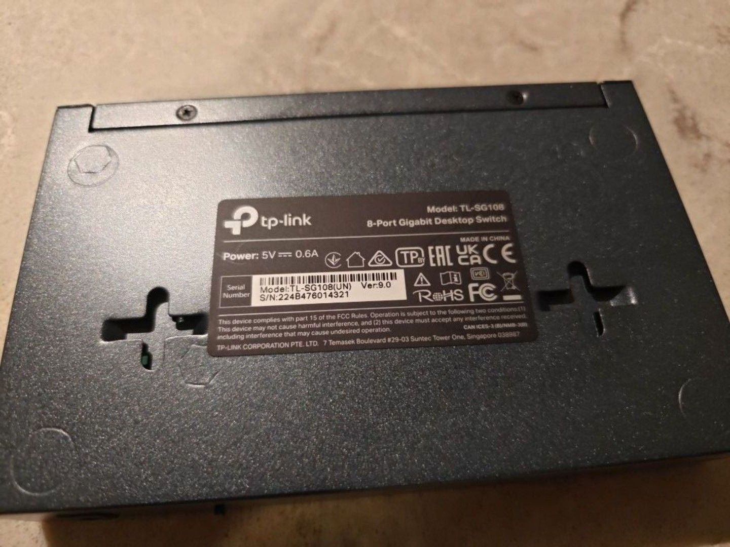 TP-Link 8-Port Gigabit Desktop Switch TL-SG108, Computers & Tech, Parts ...