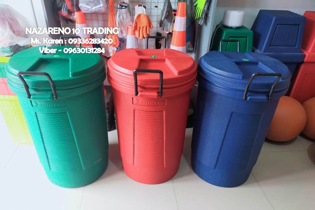 Trolling Bin Trash with Wheels 150 Liters, Looking For on Carousell
