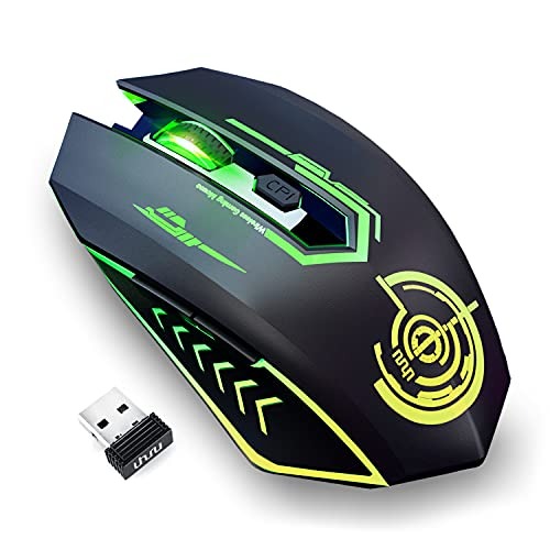 uhuru Wireless Gaming Mouse, Gaming Mice with 10000 DPI, 6 Programmable ...