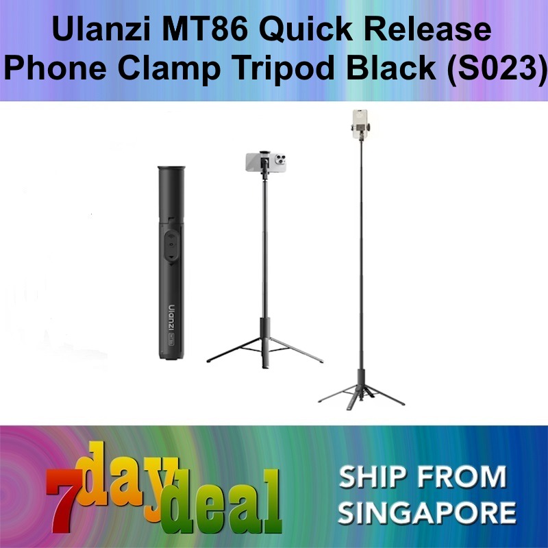 Ulanzi MT86 Automatic Quick Release Mobile Phone Selfie Stick Tripod ...