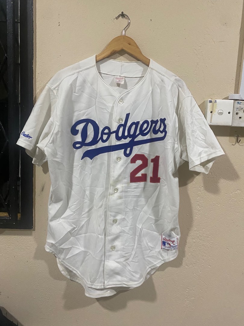 Vintage Early 90s Dodgers LA Rawlings MLB Jersey, Men's Fashion, Tops ...