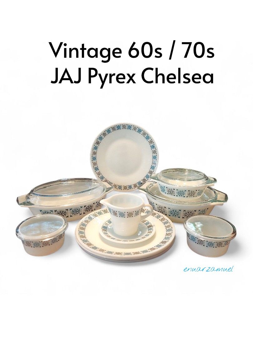 Vintage JAJ Pyrex Chelsea Oval Casserole II, Hobbies & Toys ...