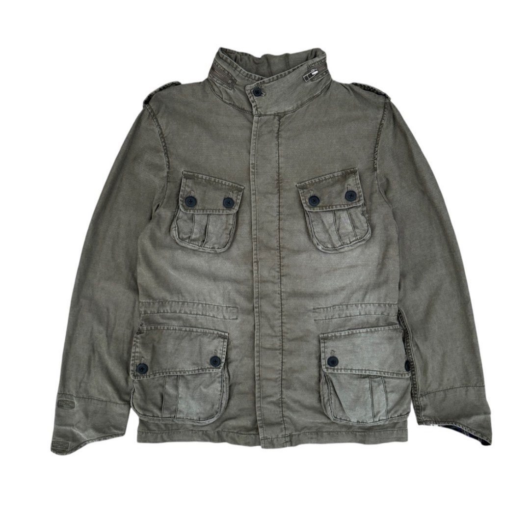 Vintage PPFM Yellow Riot Germany Army Style Jacket, Men's Fashion ...