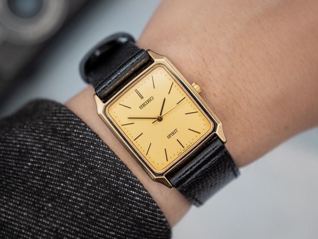 VINTAGE SEIKO SPIRIT TANK WATCH, Men's Fashion, Watches & Accessories ...