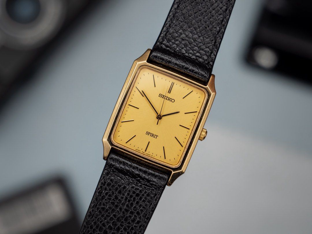 VINTAGE SEIKO SPIRIT TANK WATCH, Men's Fashion, Watches & Accessories ...